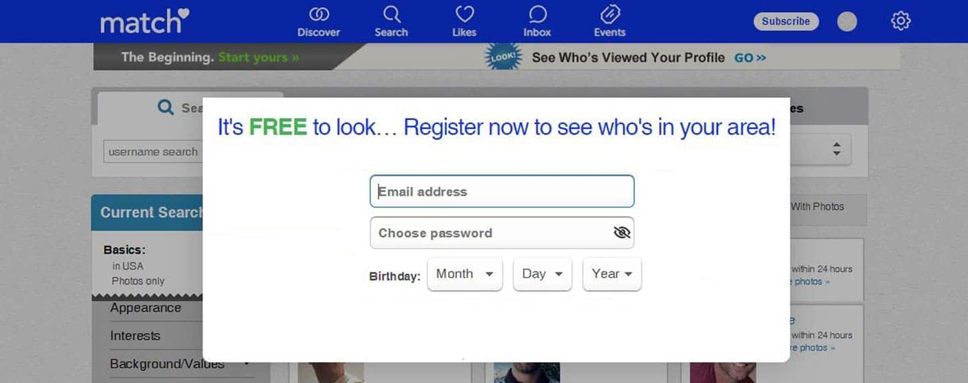 Match Free Trial (with No Promo Code) – Oct. 2025