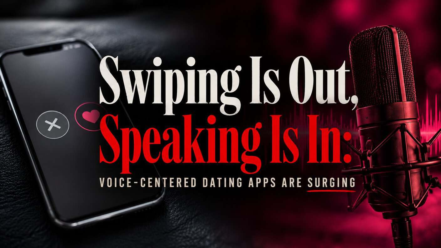 Swiping Is Out, Speaking Is In: Voice-Centered Dating Apps Are Surging